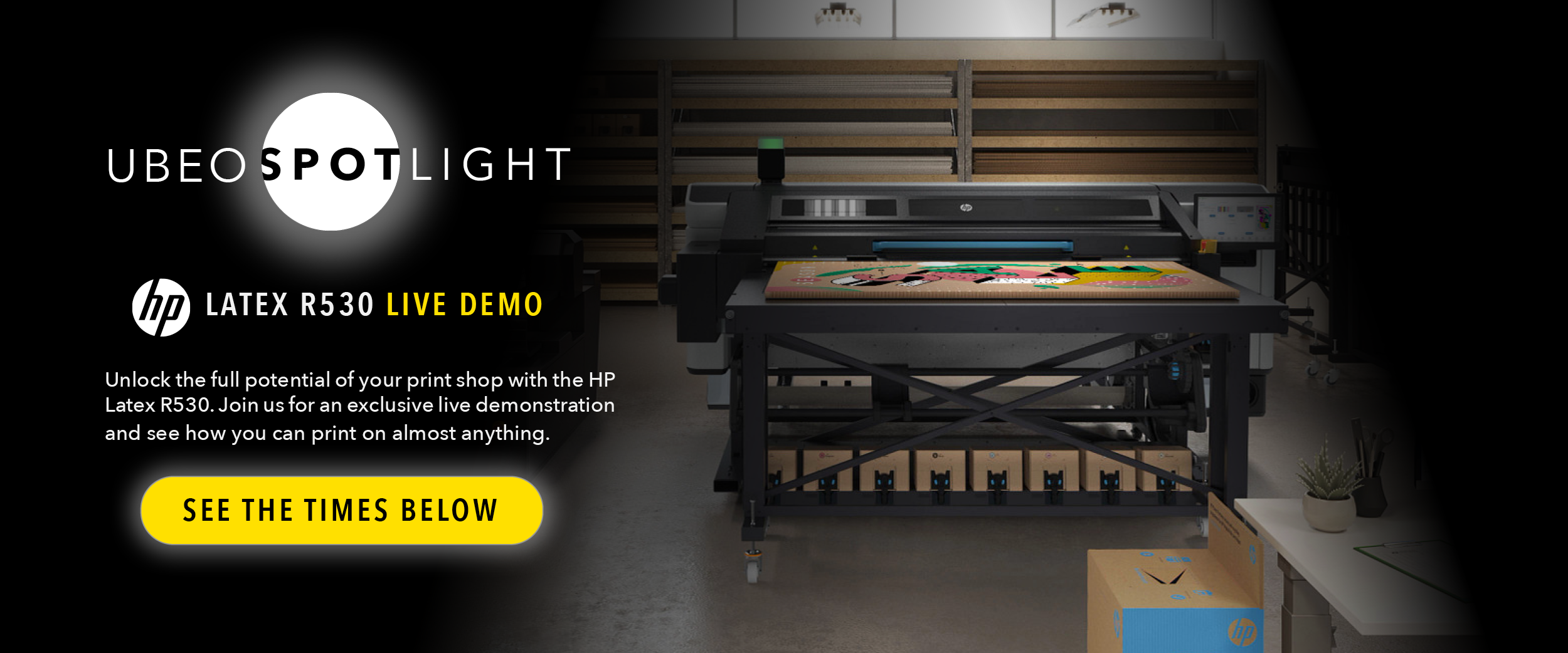 UBEO Spotlight | HP Latex R530 Webinar